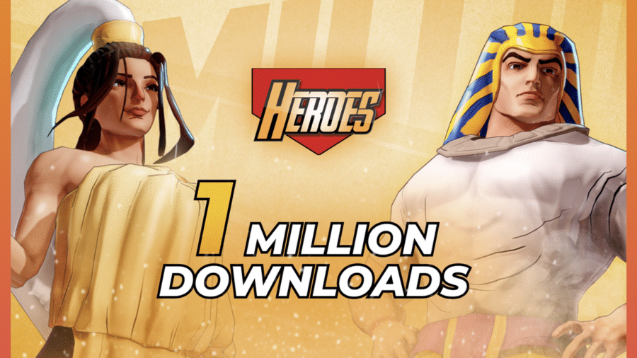 Heroes Reaches 1 Million Downloads